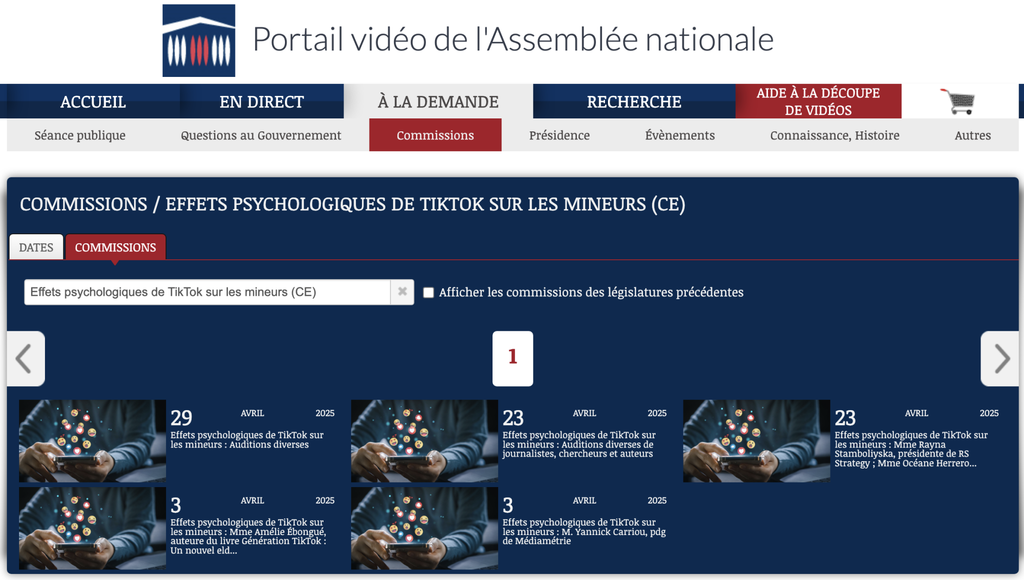 Les effets de Tiktok sur les mineurs. Retour sur mon audition à l ...